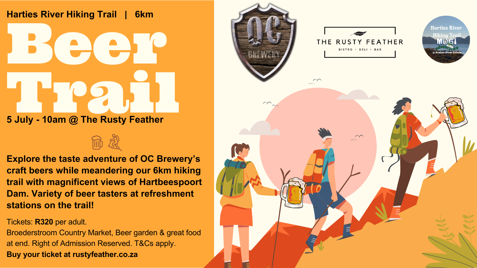 Harties Beer Trail at The Rusty Feather