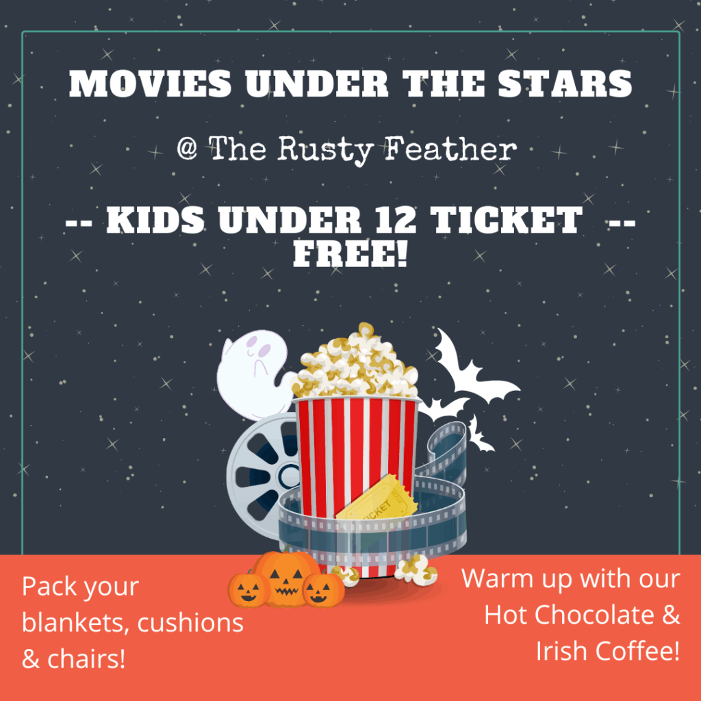Kids under 12 Ticket (Free): Movies Under The Stars - October 2025 ...
